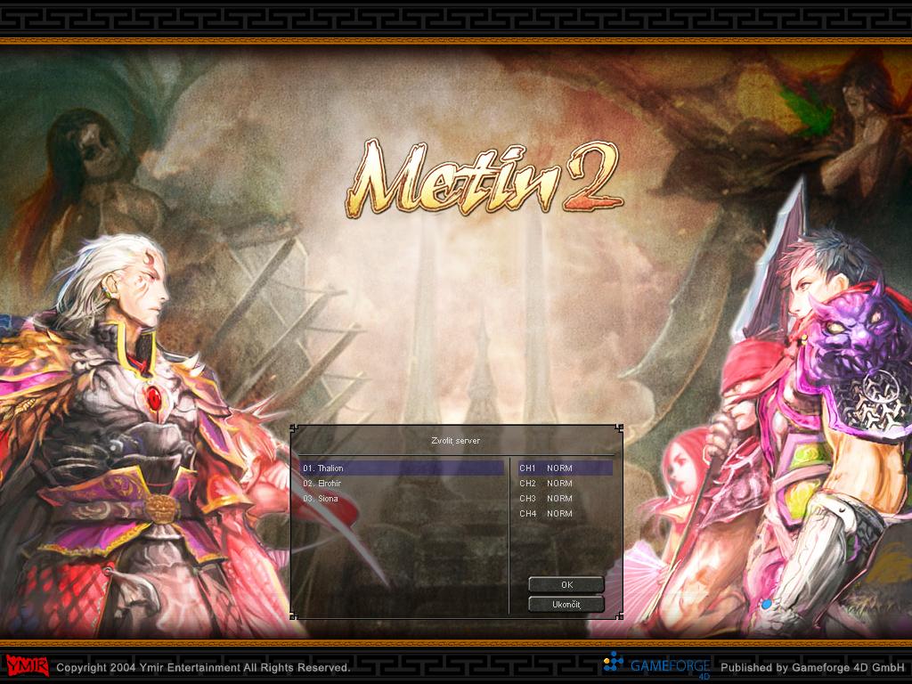 Vytvořit postavu :: METIN II